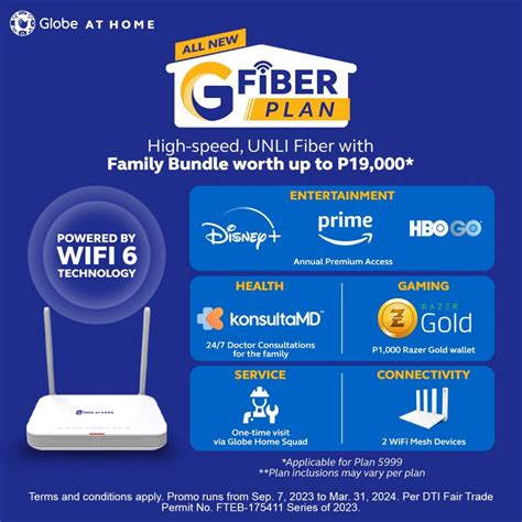Globe At Home Customers Get First Dibs To The All New Gfiber Plan