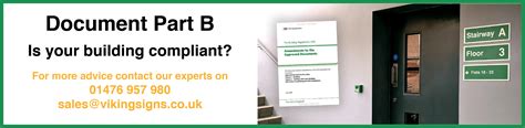 Fire Safety Approved Document B From Safety Sign Supplies