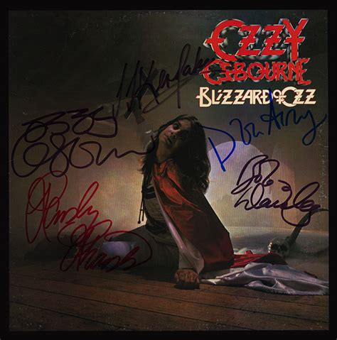 Autographed Ozzy Osbourne Vinyl Record Signed Music