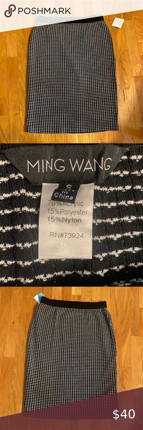 New Ming Wang Skirt Ming Wang Skirts Straight Skirt