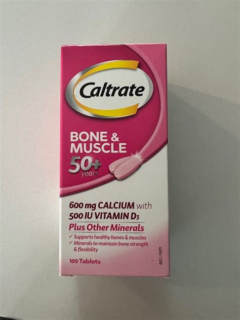 Caltrate 100 Tablets Health And Nutrition Health Supplements Vitamins And Supplements On Carousell