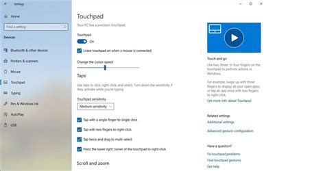 How To Make The Touchpad Of Your Windows 10 Laptop Better