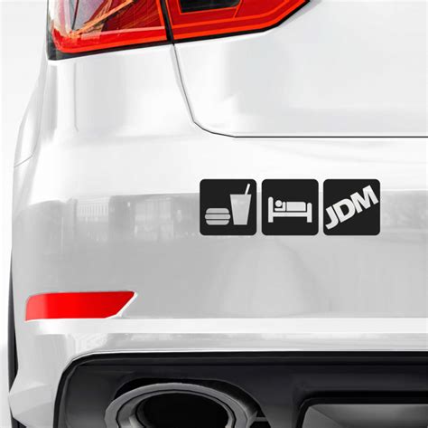 STICKER EAT SLEEP JDM V4