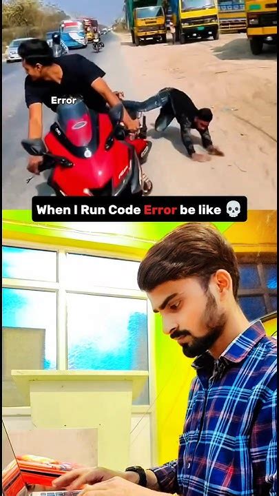 Errors Handling ☠️ Shorts Coding Trending Programming Funny Ytshorts Youtube Youtube