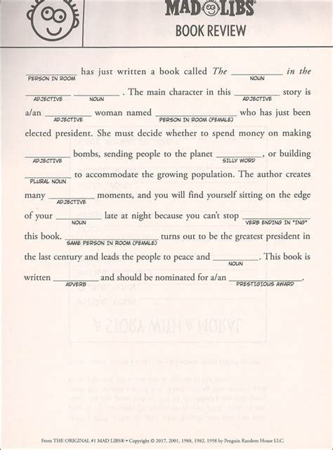 Original 1 Mad Libs Oversize Edition Penguin Young Readers
