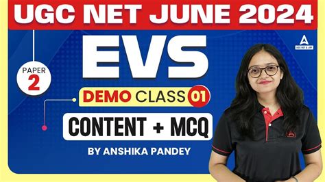 Ugc Net Evs Paper 2 Class 1 Ugc Net Paper 2 By Anshika Pandey Youtube