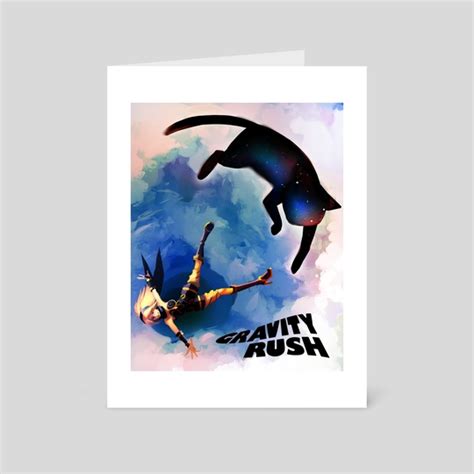 The Gravity Kat Gravity Rush An Art Card By Kosuke Kurokami Inprnt