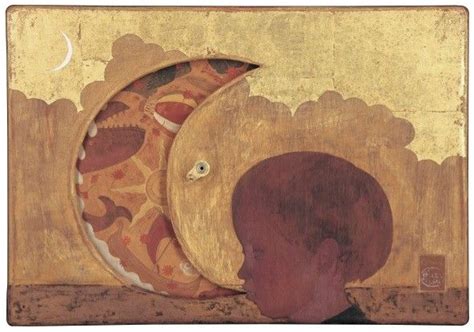 月の裏側 by Kimio Muraoka Japanese painting Art painting Art