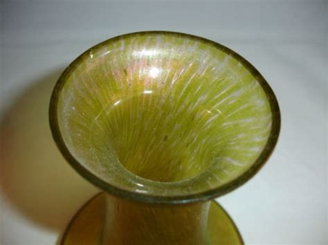 Bohemian Iridescent Art Nouveau Glass Vase 1900 Collectors Weekly