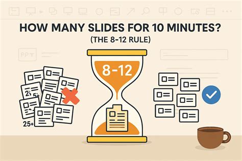 How Many Slides For A 10 Minute Presentation Aim For 8 12 Slides