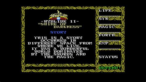 Hydlide Ii Shine Of Darkness Msx Version Will Be Ported Via Egg