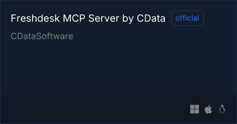 Freshdesk Mcp Server By Cdata Glama