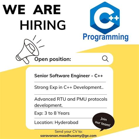 Saravanan Maadhusamy On Linkedin Hiring C Protocols C Rtu Networkingprotocols Jobopportunity