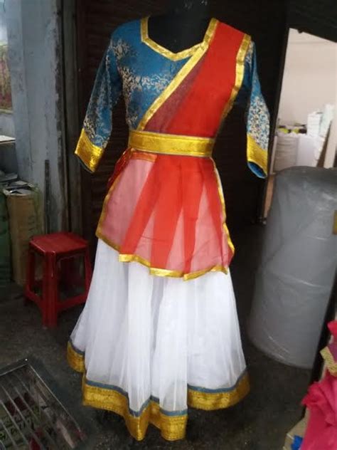 Kathak Dance Costume 4 Lucknow Gharana Bharatanatyamworld