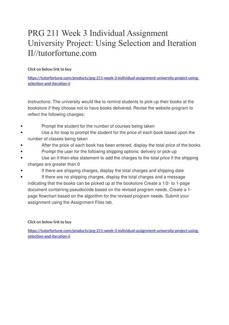 Ppt Prg 211 Week 3 Individual Assignment University Project Using