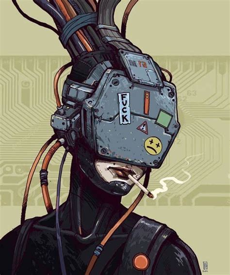 Pin De Gustavoh Em Arte Final Personagem Cyberpunk Cyberpunk Ilustração