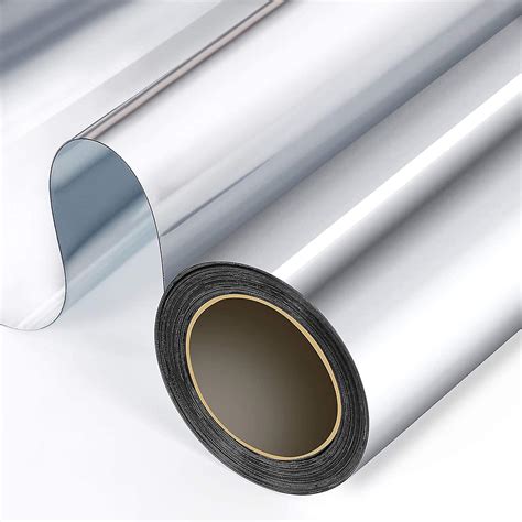 One Way Mirror Reflective Window Film Stained Glass Vinyl Self Adhesive