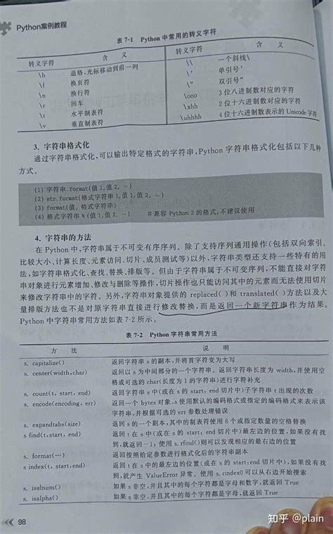 Python总结（第八章字符串与正则表达式） 知乎