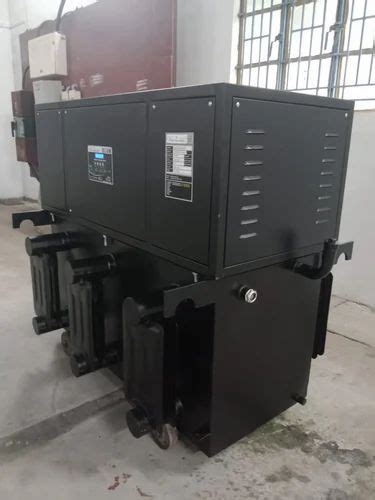 100kva Three Phase Oil Cooled Servo Voltage Stabilizer 295v 465v In
