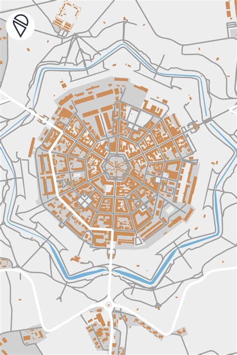 Street Map Of Palmanova Italy Interesting Street Map Persoonlijke