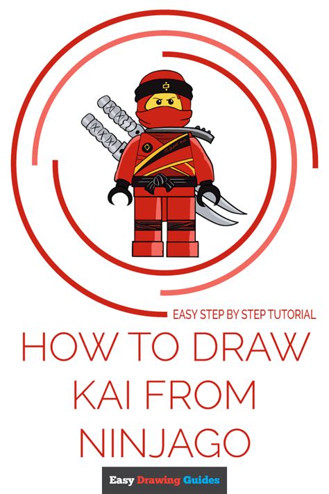 How To Draw Kai From Ninjago Really Easy Drawing Tutorial