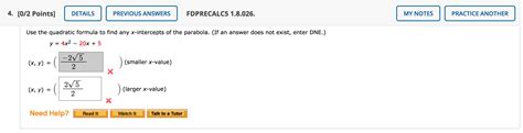 Solved 6 01 Points Details Previous Answers Fdprecalc5