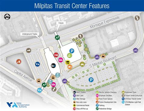 Milpitas Transit Center And Bart Station Vta