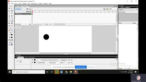 ANIMASI MOTION TWEEN ROTATE YouTube