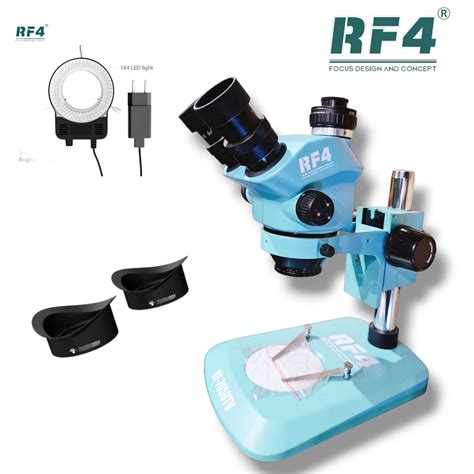 Microscopio Trinocular Base Chica Rf4 Rf 7050tv 50x Sonico Mayorista