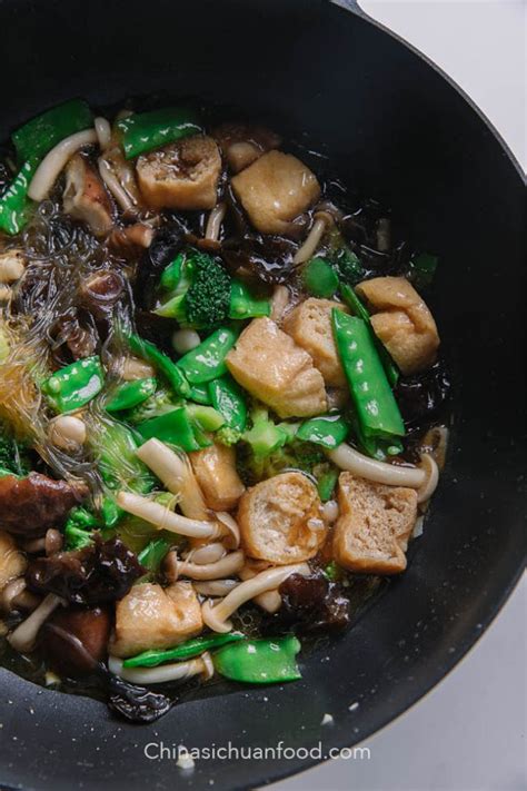Buddhas Delight Chinese Vegetable Stew China Sichuan Food
