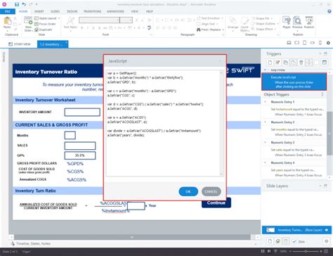 Using Articulate Storyline 360 Variables To Do Percentage Calculation