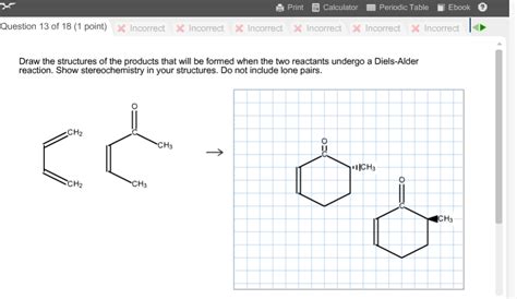 solved draw the structures of the products that will be