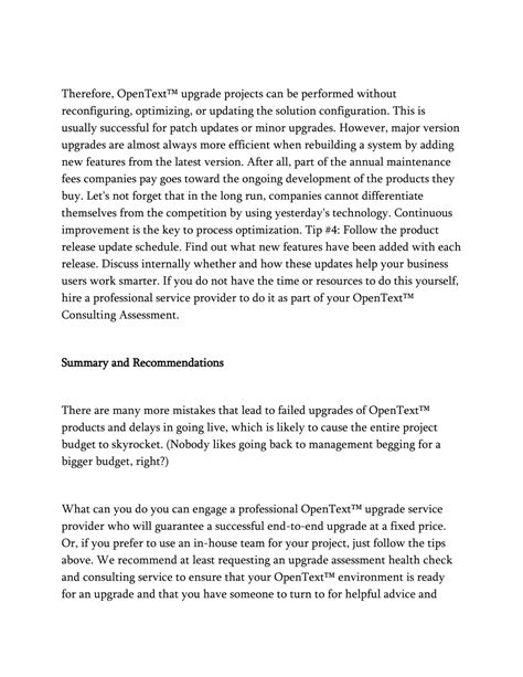 Ppt Top 4 Opentext Upgrade Mistakes And How To Avoid Them Powerpoint