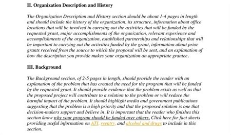 Foundation Proposal Template Grant Proposal Template 2 Foundation