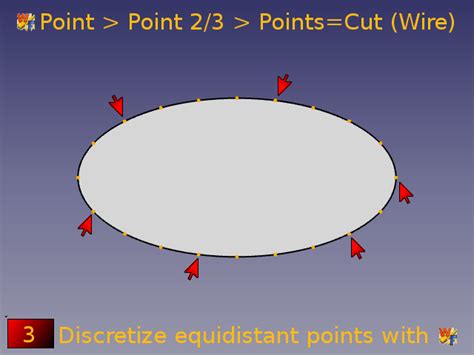Discretize The Perimeter And Create Points With The Macro Work Features Tab Point Point 2 3
