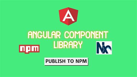 Create Angular Component Library And Publish To Npm In Bonus