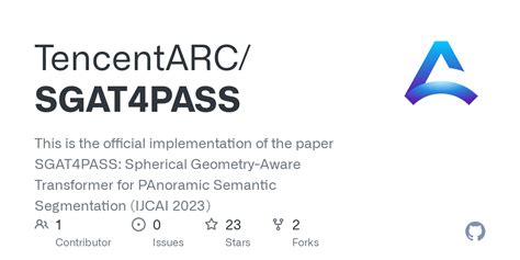 Github Tencentarcsgat4pass This Is The Official Implementation Of The Paper Sgat4pass