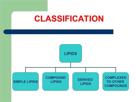 Lipid Chemistry With Classification Of Lipids Ppt