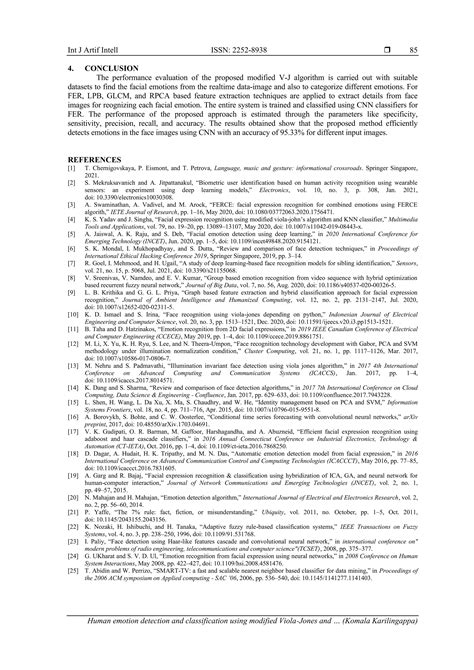 Human Emotion Detection And Classification Using Modified Viola Jones