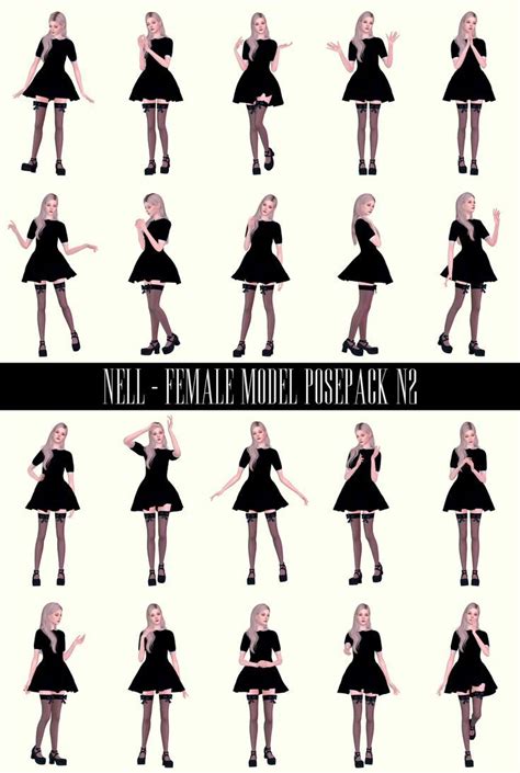 Female Model Pose Pack N2 En 2024