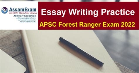 Apsc Assam Forest Ranger Exam 2022 Essay Important Topics And Essay