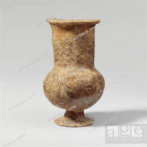 Glass Krateriskos Unguent Jar Period Late Bronze Age Date Ca