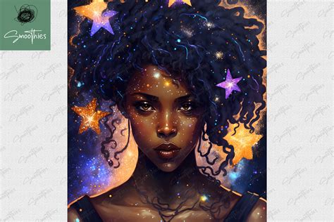 Virgo Black Girl By Zemira Thehungryjpeg
