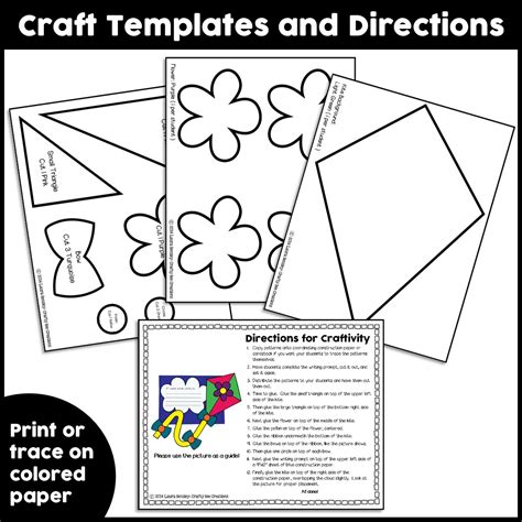 Kite Craft Spring Craft Spring Writing Activity Flying Kite