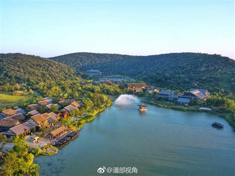 黄昏里的拈花湾。新浪无锡无锡市新浪新闻