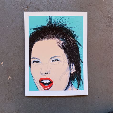 Kate Moss Art Print Bam Store Space
