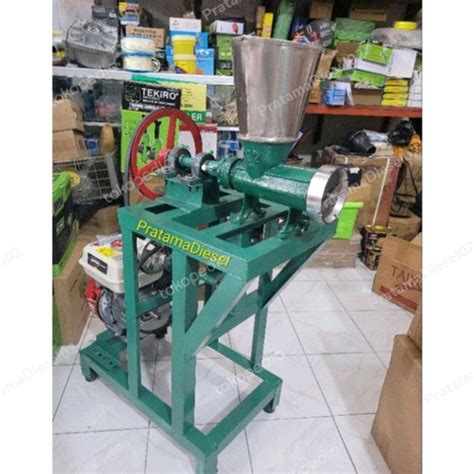 Jual Mesin Cetak Pelet Pakan Ternak Giling Daging Mesin Penggerak Gx160