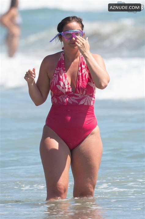 Jacqueline Jossa Sexy Sizzles In Marbella Beach Aznude