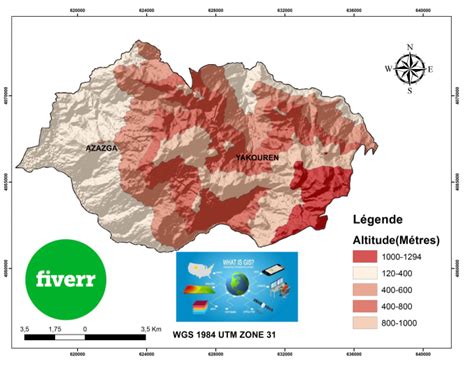 Make Various Maps On Arcgis Gis Prject And Spatial Analysis By