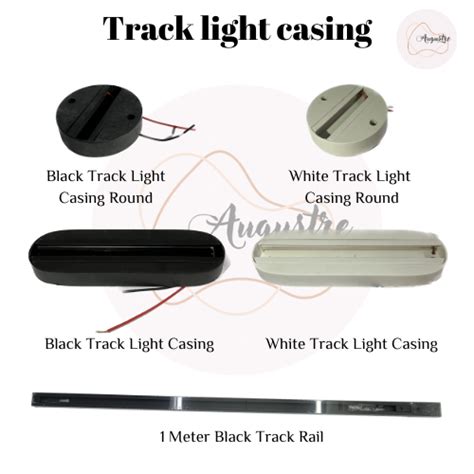 Track Light Casing 1m Track Light Rail Single Track Light Casing